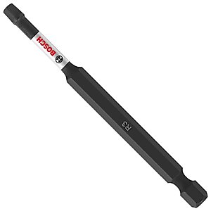 BOSCH ITSQ335B 10-Pack 3-1/2 In. Square #3 Impact Tough Screwdriving Power Bits