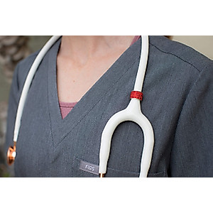 charMED Stethoscope Charm, Pink Leopard