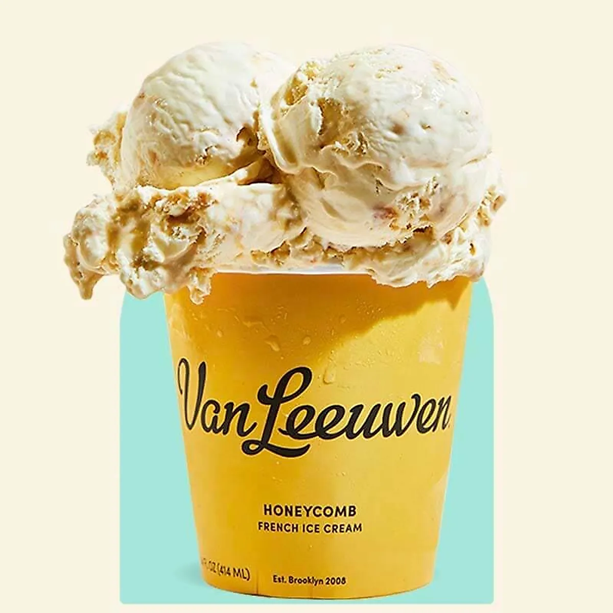 Van Leeuwen Premium Honeycomb French Ice Cream, 14 oz (Frozen)