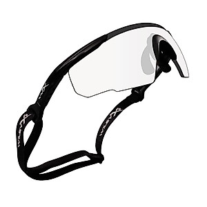 Wiley X Saber Advanced Shooting Glasses ANSI Z87.1+ Safety Sunglasses for Men and Women, UV and Eye Protection for Hunting and Shooting Matte Black Frames, Clear Lenses, Ballistic Rated