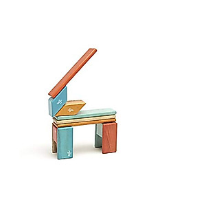 14 Piece Tegu Magnetic Wooden Block Set, Sunset