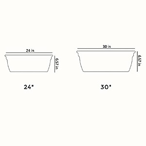 The HC Companies 30 Inch Eclipse Window Planter - Indoor Outdoor Rectangular Plant Pot with Removable Saucer for Flowers, Herbs, Black