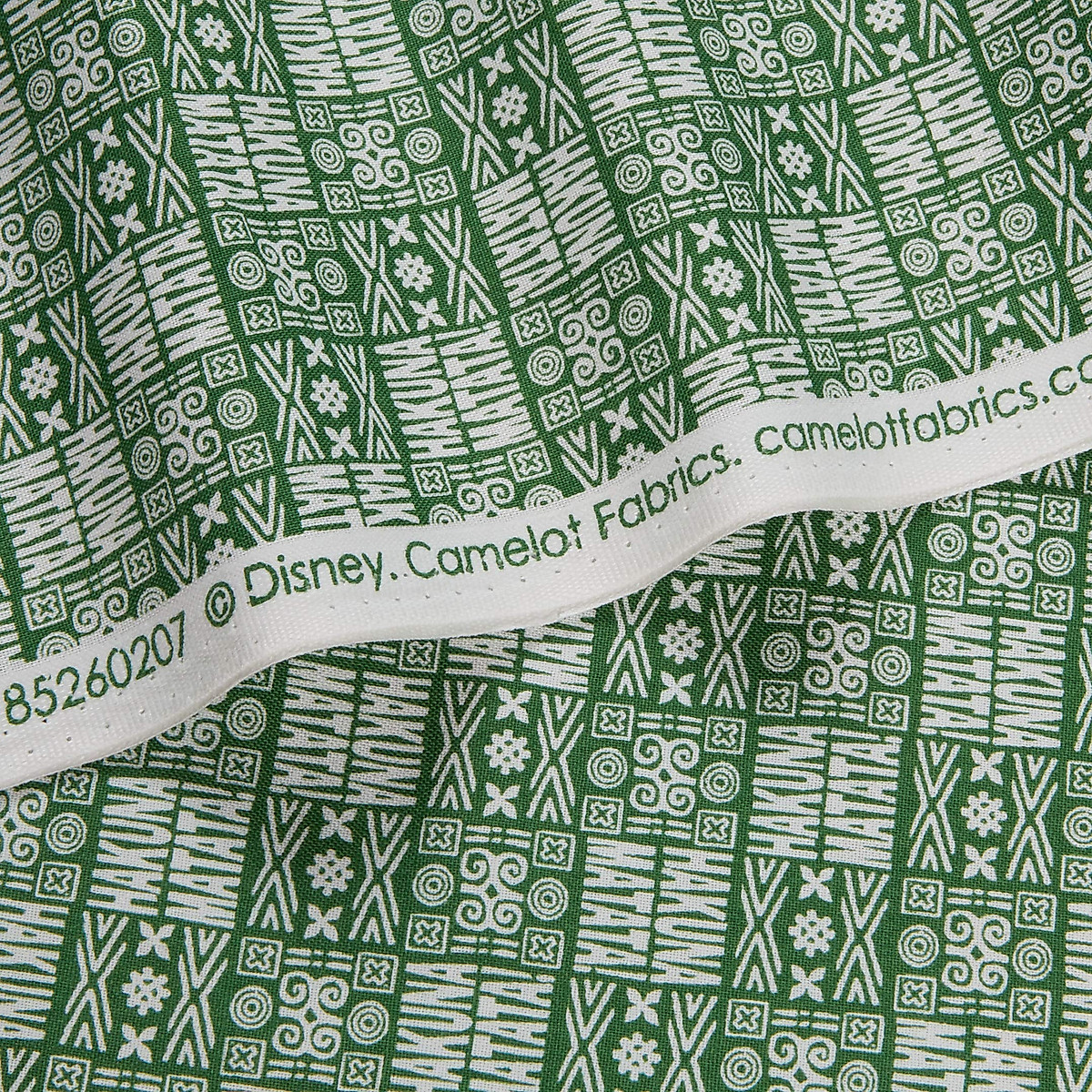 The Lion King Tribal in Green Quilt Fabric By The Yard