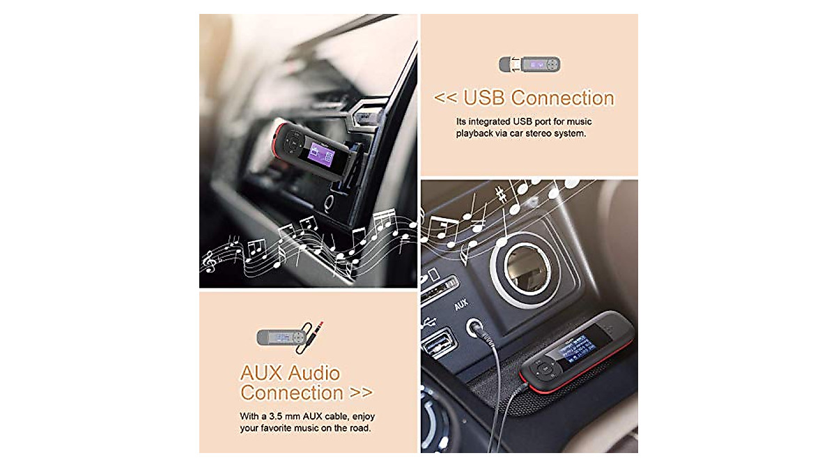 AGPTEK U3 MP3 Player 8GB with FM Radio & Recording - Portable USB Music