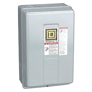 SCHNEIDER ELECTRIC 8903LG1200V02 Lighting Contactor 600-Vac 30-Amp L Electrical Box, Black