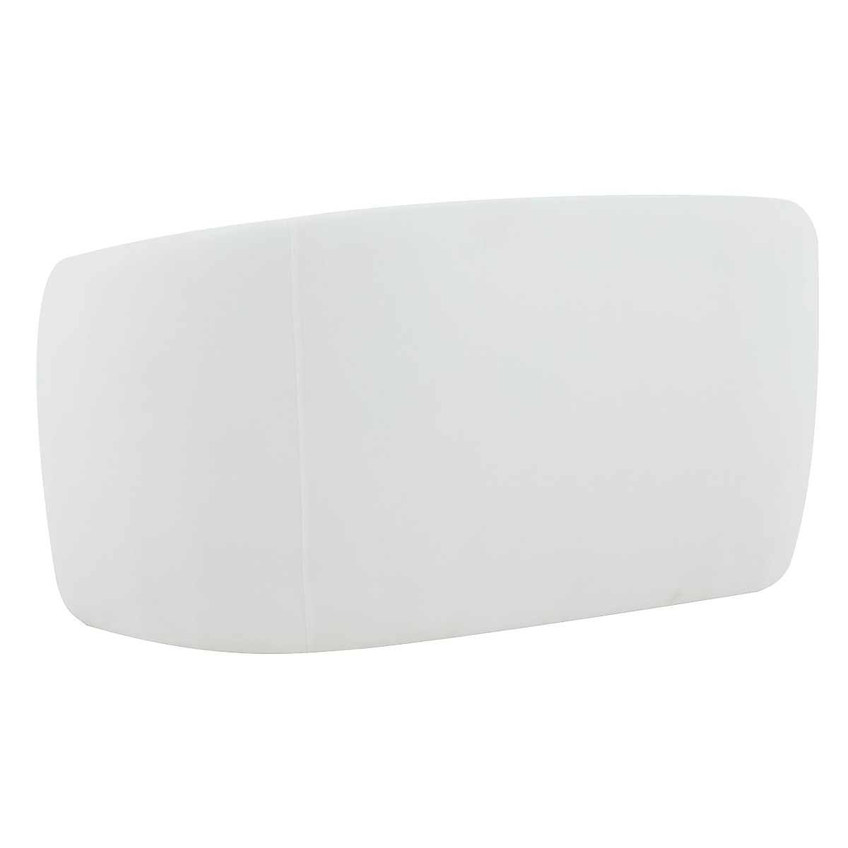 SAFAVIEH Couture Collection Zhao White Linen Curved Loveseat