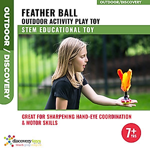 Discovery Toys GO-MO Feather Ball | Outdoor Activity Play Toy | Kid-Powered Learning | STEM Toy Early Childhood Development