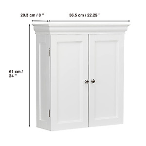Teamson Home Stratford 22.25 in. x 24 in. Removable Wall Cabinet