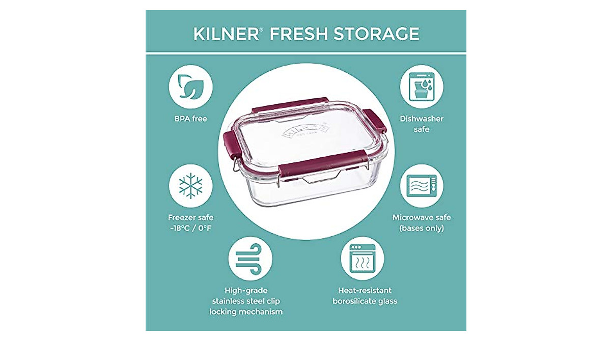 Kilner 0.6L Glass Storage Container - Eco-Friendly & Airtight