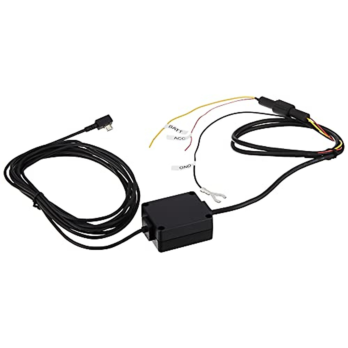 Garmin 010-12530-03 Parking Mode Cable, 6.60" x 2.70" x 2.00", Black & SanDisk 128GB High Endurance Video MicroSDXC Card with Adapter for Dash Cam and Home Monitoring Systems