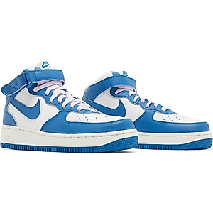 Nike Women's Air Force 1 Sneakers, Military Blue and Doll, 8
