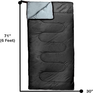 Sleeping Bags Bulk 10 Pack Envelope Sleeping Bags, 4 Seasons Warm or Cold Lightweight Indoor Outdoor Sleeping Bags for Adults, Backpacking, Camping
