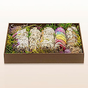 KARMA AND LUCK Love Box, Smudge Sticks, Crystals, Gift Box, Spiritual Blessing for Loved Ones (Healing Wisdom)