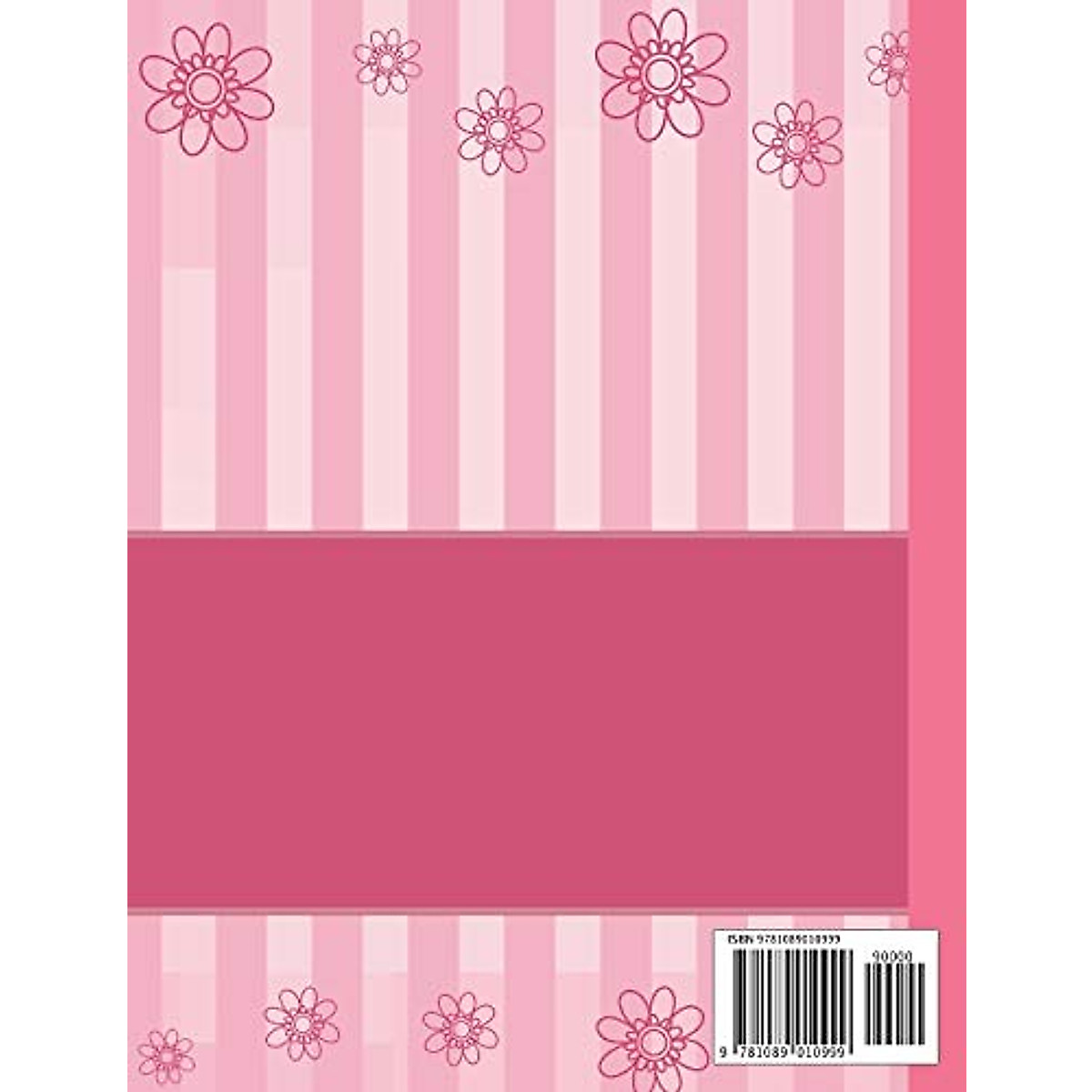 Abella: Personalized Name College Ruled Notebook Pink Lines and Flowers