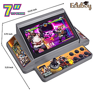 Eduboy 7" inch Android Game Machine, Laptop Retro Arcade Console,