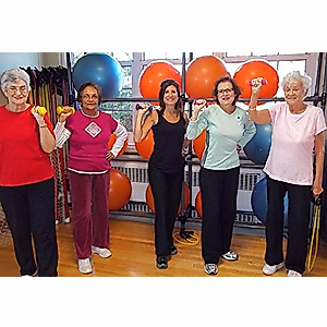 Osteoporosis Workouts with an Exercise Ball , Safe & Easy Stretching Workouts for Seniors, Created by two time award winning trainer of the year recipient Carol Michaels MBA