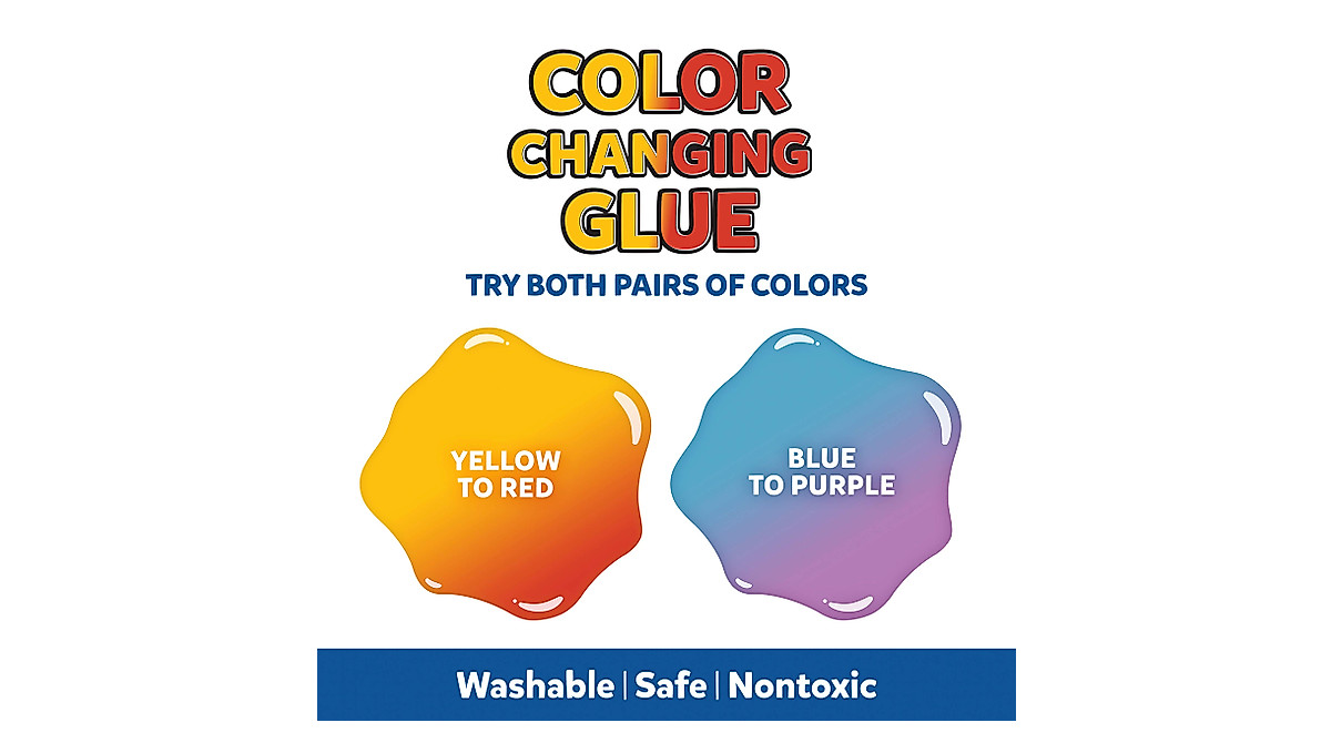 Elmer's Color Changing Glue - Perfect for Slime Fun