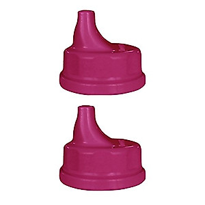 Lifefactory Glass Baby Bottle 9oz and 2 Transitioning Sippy Caps (Raspberry)