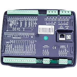 YFYIQI Engine Set Generator Controller Power Station Automation Controller with Auto Mains Failure Hard-Screen Acrylic Material for Automatic System Composed by Generator and Mains