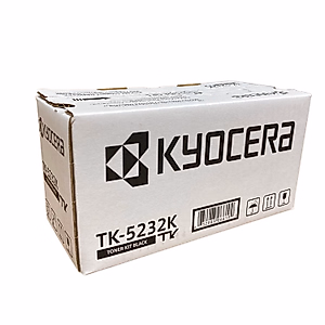 Kyocera 1T02R90US0 Model TK-5232K Black Toner Cartridge Compatible with ECOSYS P5021cdn, P5021cdw, M5521cdn and M5521cdw Laser Printers; Up to 2600 Pages Yield at 5 Percent Average Coverage