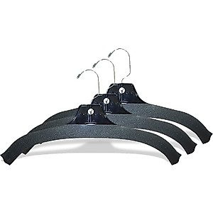 The Great American Hanger Company Grey Foam Hanger Covers, Box of 100 Non-Slip Protective Covers for Standard Sized Hangers