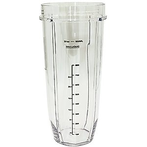 Blendin Replacement Cup Jar, Compatible with Nutri Ninja Auto-iQ 1000W and Duo Blenders (32 Ounce Cup)