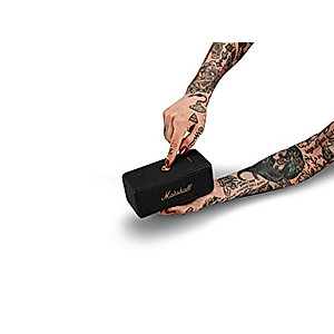 Marshall Emberton Bluetooth Portable Speaker - Black & Brass