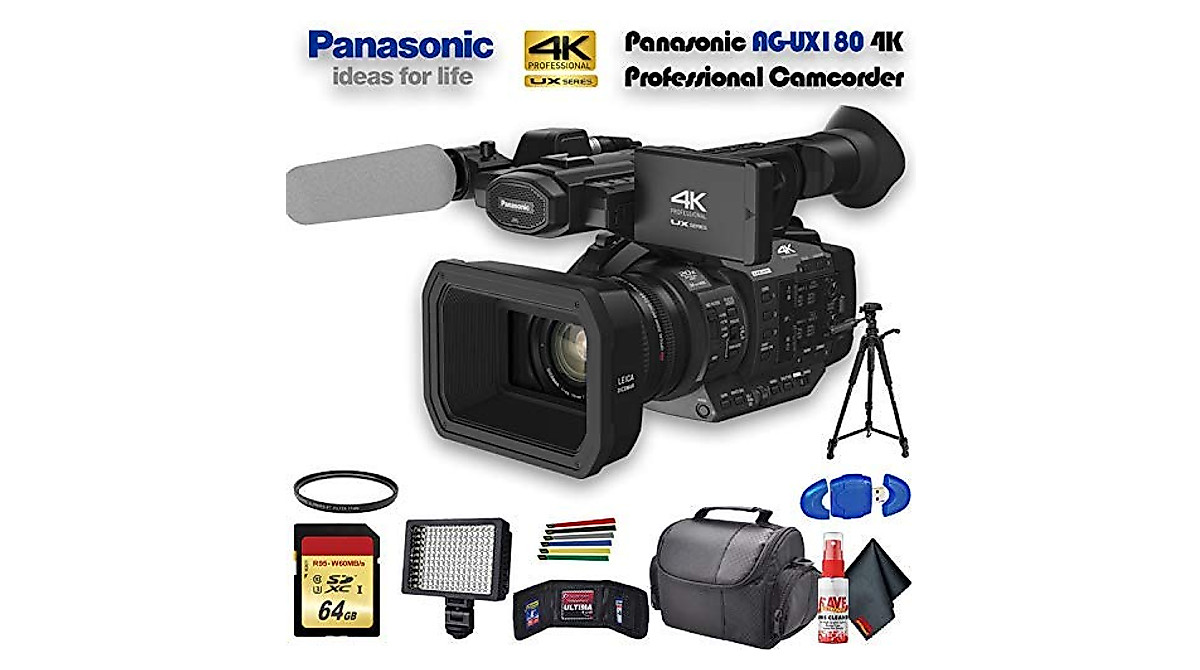 Panasonic AG-UX180 4K Camcorder Bundle | Professional Video Kit