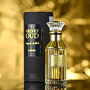 Velvet Oud Unisex EDP - Eau de Parfum 30ml(1.1 oz) | Oriental Alchemy | Velvety perfume with incense, noble Oud, golden amber & sensual musk | Energizing oud, Classy & Elegant | Warm, Oriental perfume with a linear fragrance line, suitable for any occasio