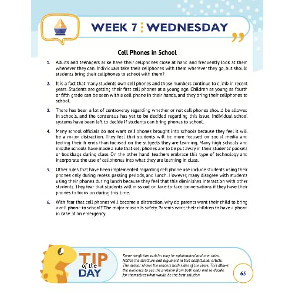 8th Grade Common Core ELA (English Language Arts): Daily Practice Workbook | 300+ Practice Questions and Video Explanations | Common Core State ... Standards Aligned (NGSS) ELA Workbooks)