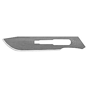 Havalon Knives #22 Carbon Steel Replacement Blades, 12 Count