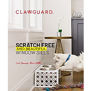 CLAWGUARD Window Sill Protector - Strong Transparent Protection for pets Scratching, Chewing, Slobbering & Clawing on Window Sills. Keep Paws Safe and Home Clean. (Crystal Clear 35.5 in. x 5.25 in.)