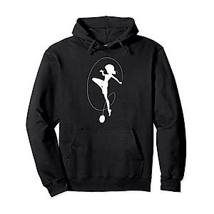 Miraculous Silhouette Ladybug Jumping Yoyo (White Edition) Pullover Hoodie