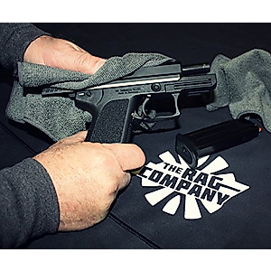 The Rag Company - Professional Microfiber Firearm/Gun/Reel Cleaning & Maintenance Kit - Huge Assortment of Hunting & Fishing Equipment Towels & Cloths (20-Piece)