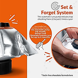 Goodnature Automatic Paste Pump, Rat and Mouse Paste Pump, Chocolate Formula, Pet-Friendly Pest Lure