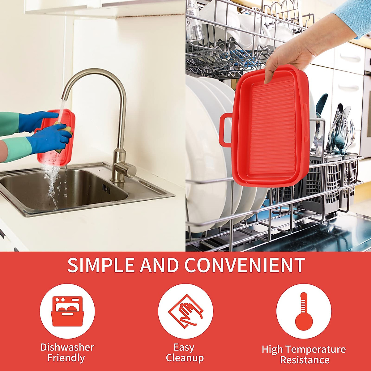 Air Fryer Silicone Pot 2Pcs, 8QT Silicone Air Fryer Liners for Ninja Foodi Dual DZ201 DZ401, Food Safe Reusable Air Fryer Silicone Basket, Foldable Upgrade Design, Easy Cleaning Air Fryer Accessories