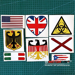 Celtic Cross Trinity Knot Symbol Green Vinyl Decal Sticker - 3 Pack Glossy, 3 Inches, 4 Inches, 6 Inches for Car Laptop Window 06200