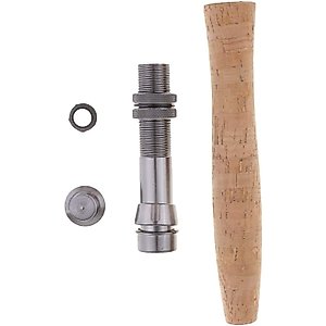 SGerste Cork Fly Fishing Rod Handle Grip with Reel Seat for Rod Building or Repair (Model 1)