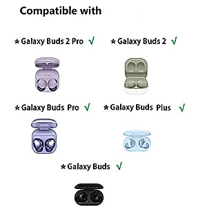 JNSA Replacement Memory Foam Ear Tips Noise Canceling Foam Eartips Ear Plug Ear Tip Gels Compatible with Galaxy Buds 2 Pro Earbuds, [Fit in Case],L/M/S 3 Size 3 Pairs ,Black (FoamB2PRO3P)