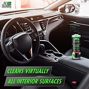 Total Car Interior Cleaner for Vehicle Detailing & Restoration All Purpose Solvent & Car Dashboard Cleaner Seats Upholstery Leather Shine Plastic Vinyl and More | Matte Finish (16 Fl Oz)