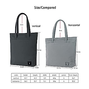 H HIKKER-LINK Womens Large Waterproof Tote Bag Shoulder Bag with Multi-pocket for Work Gym Pool and Daily Bags Drakbule