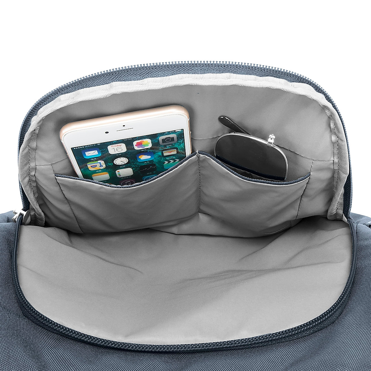 Travelon Anti-Theft Cross-Body Bucket Bag, Midnight, One Size - 42757 360