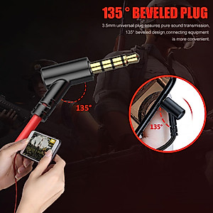 YYUNJINI Gaming Headset with Microphone Wired Gaming Earbuds PC for PS4 PS5 Xbox One Playstation 5 Games Mobile Phone,Detachable Stereo Bass Earphones Noise Cancelling Gaming Headphones with Mic Black