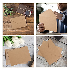 Mr. Pen- Kraft Envelopes, 39 Pack, 5 x 7 Inch, A7 Envelopes, Brown Envelopes, Card Envelopes, Kraft Paper Envelopes, Invitation Envelopes, Postcard Envelopes