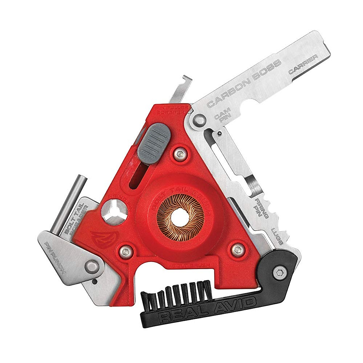 Real Avid Carbon Boss - Carbon Removal Multitool Carbon Scraper Red