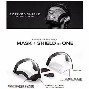 Clear Full Safety Face Shield for Adults Women Men(Not Fit Wear Glasses), Adjustable& Reusable Super Protective Face Shields with Super Lightweight, High-Definition, Anti-Fog, UV Blocking Shields