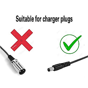 Charger Compatible with Ecotric 26" Fat Bike, Rocket, Vortex, Leopard and Swallow Electric Bike eBike