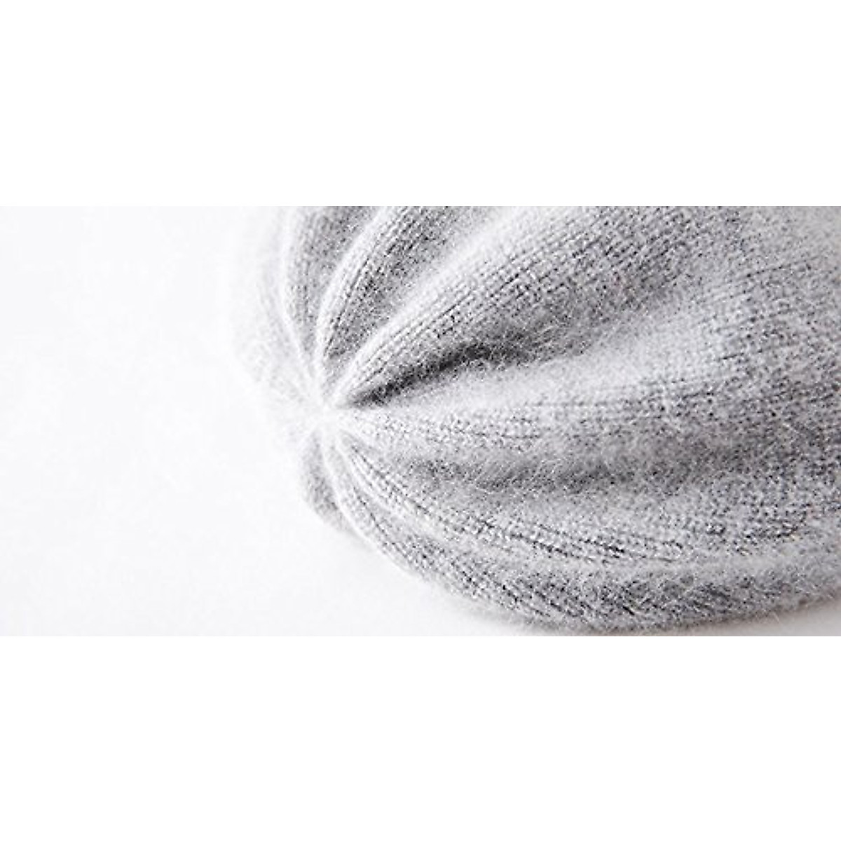 WaySoft Pure 100% Cashmere Beanie for Women in a Gift Box, Oversized Women Beanie Hat, Bring Warm and Luxury to Your Loved Ones, Perfect (Grey)