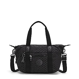Kipling Women’s Art Mini Tote Bag, Lightweight Small Weekender, Nylon Travel Handbag, Signature Emb