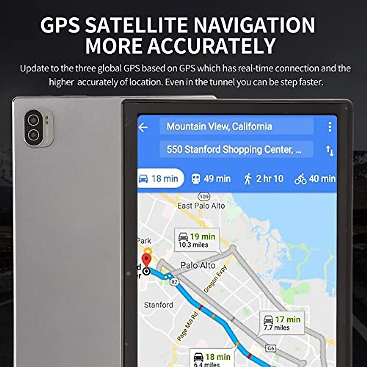 10 Inch Tablet PC,6G RAM 128G ROM,2.4G 5G WiF,1920x1200 IPS Display Screen,Android 12 8MP Front Camera 20MP Rear Camera USB C Rechargeable 8800mA Battery 4G Calling Tablets,Grey(us)